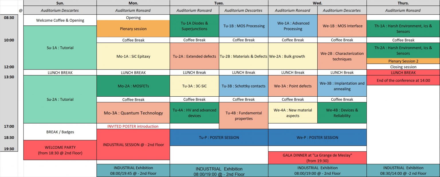 Program at-a-glance – ECSCRM 2020·2021