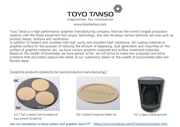 Virtual booth Toyo Tanso – ECSCRM 2020·2021